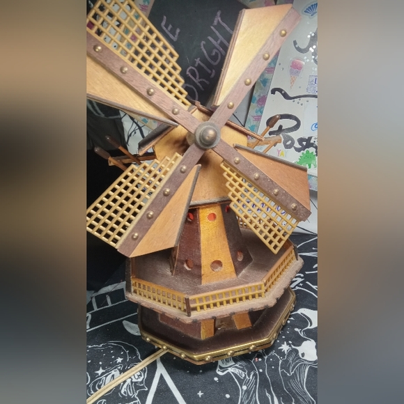 Other | Vintage Dutch Windmill Lamp | Poshmark